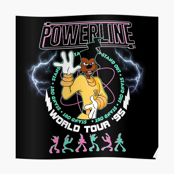 "Powerline style!" Poster for Sale by DLPCharacterLiv | Redbubble