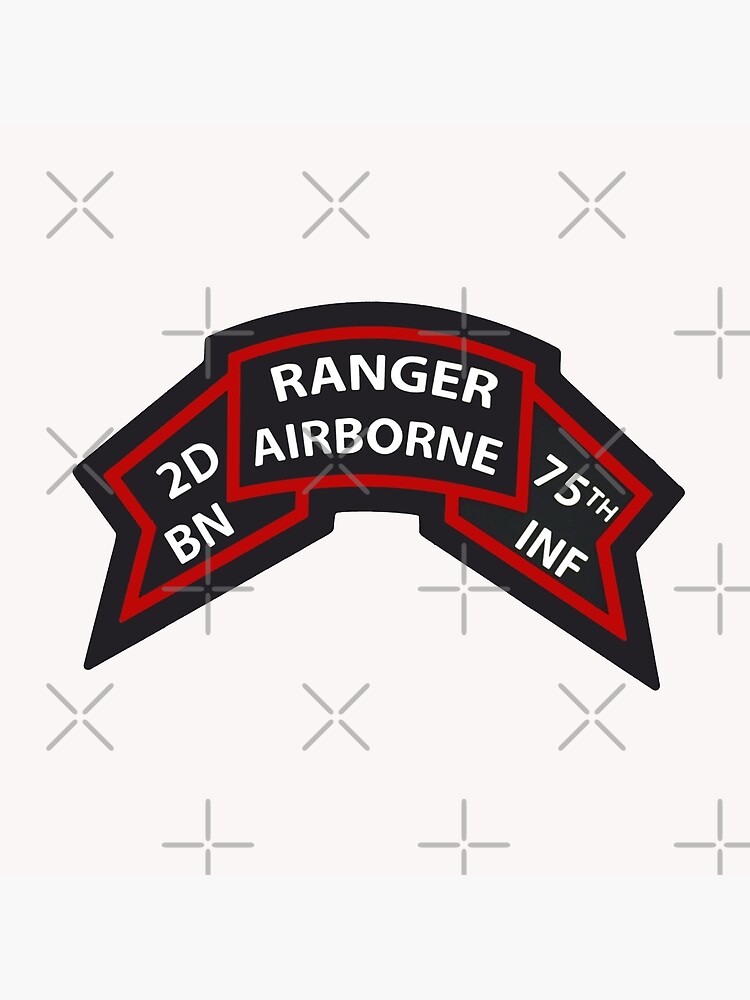 "2nd BN 75th Rangers Airborne" Poster for Sale by Buckwhite | Redbubble