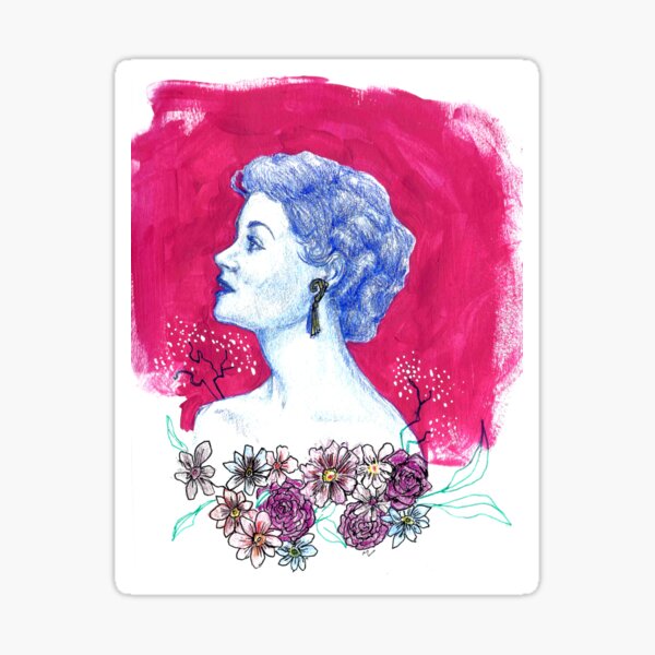 "Nina Mae" Sticker for Sale by SuperCockatiel | Redbubble