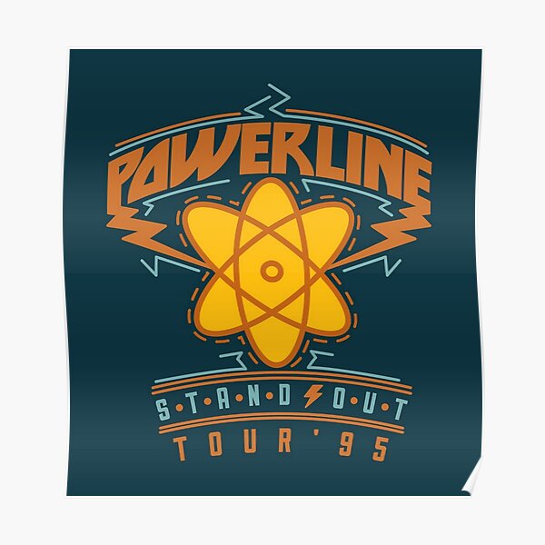 "Powerline style!" Poster by DLPCharacterLiv | Redbubble