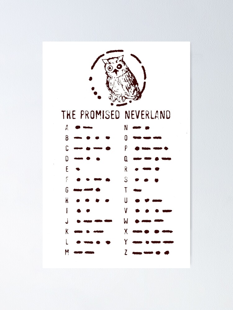 "The Promised Neverland William Minerva Owl" Poster for Sale by ...