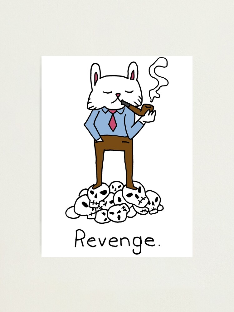 Lámina fotográfica « El señor Rabbit disfruta de una nueva mezcla de ...