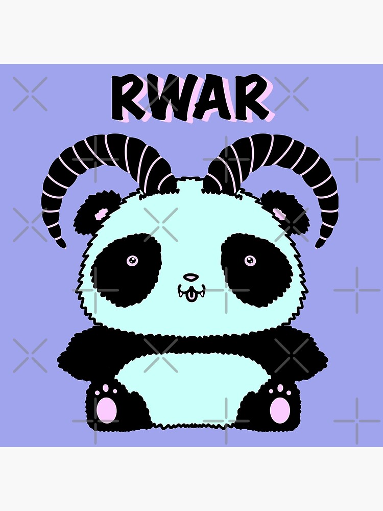 "Panda Demon Rwar" Poster for Sale by Shoryotombo | Redbubble