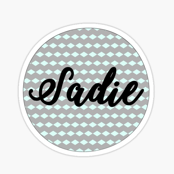 "Sadie" Sticker for Sale by lenaeg | Redbubble