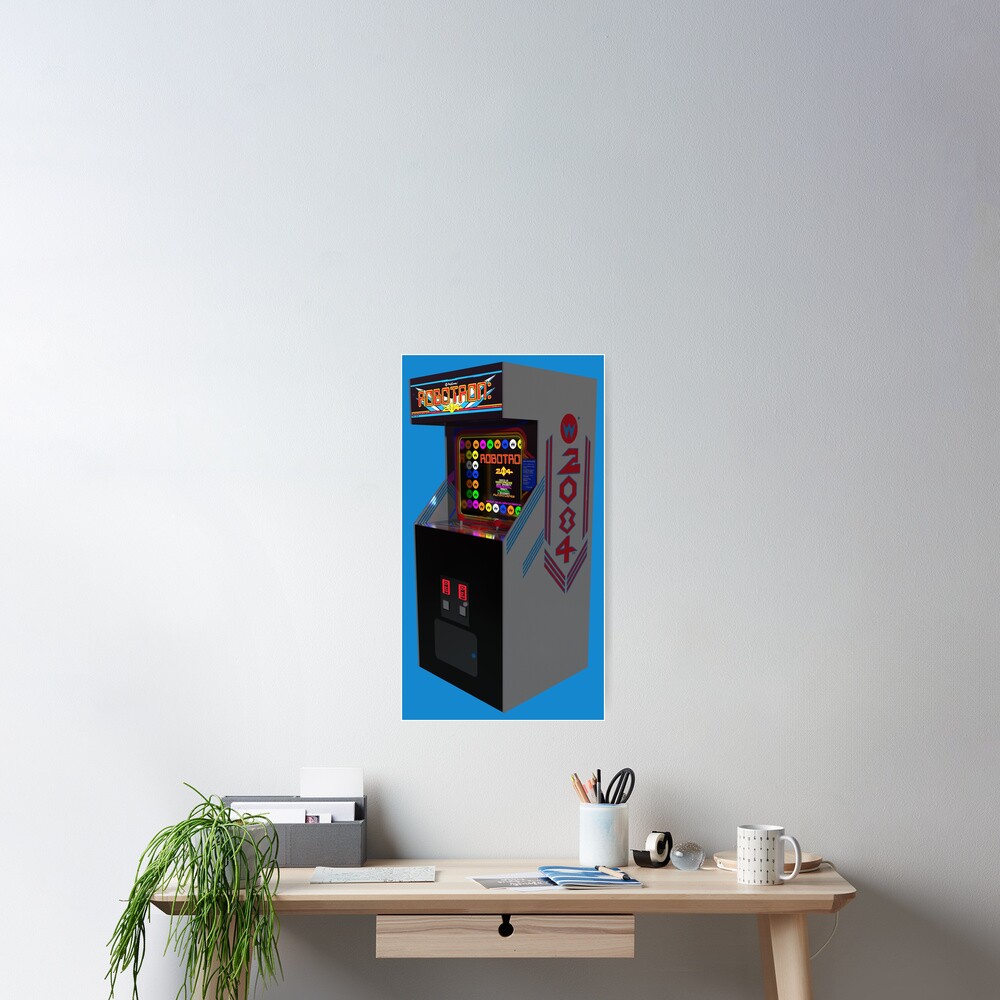 "Robotron 2084 Arcade Cabinet" Poster by teratoma | Redbubble