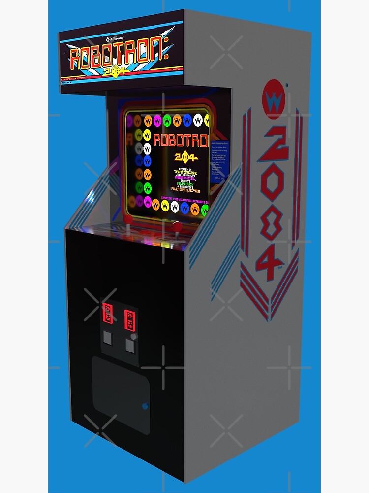 "Robotron 2084 Arcade Cabinet" Poster by teratoma | Redbubble