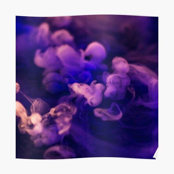 "Aesthetic Liquid Art Colorful Painting" Poster by Bentouyer | Redbubble