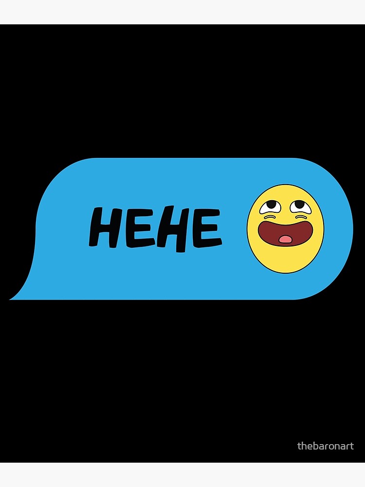 Lámina fotográfica «EXPRESIÓN DE EMOJI DIVERTIDA HEHE LINDO DISEÑO PARA ...