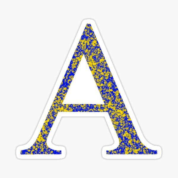 "alpha sticker " Sticker for Sale by Brittany Smith | Redbubble