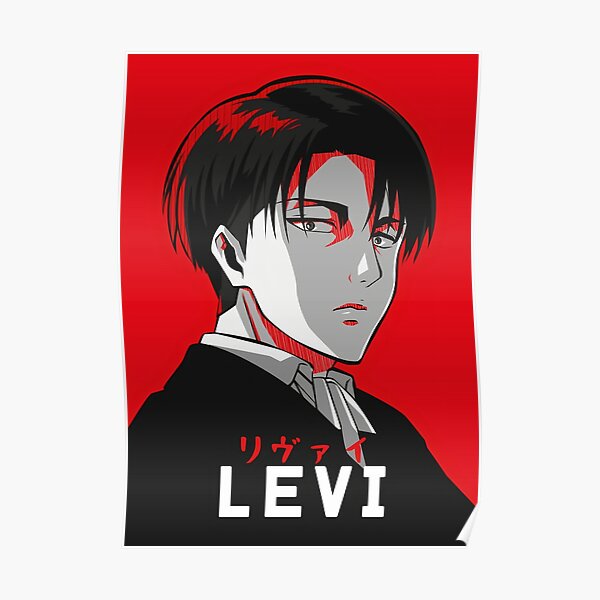 "Levi" Poster by Anime-FanArts | Redbubble