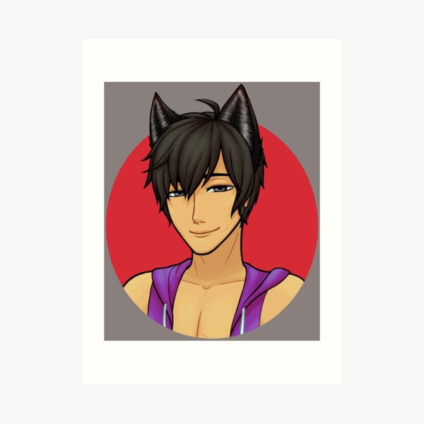 "Aphmau Aaron Lycan Kawaii Aphmau Lycan Gifts" Art Print by Designnest ...