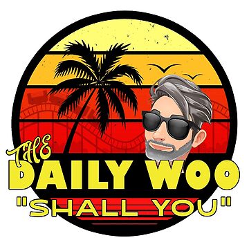 "Adam The Woo The Daily Woo "Shall You" Vlogger Fan" Sticker for Sale ...