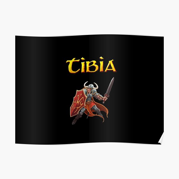 "Tibia MMORPG Knight" Poster by Morgarion | Redbubble