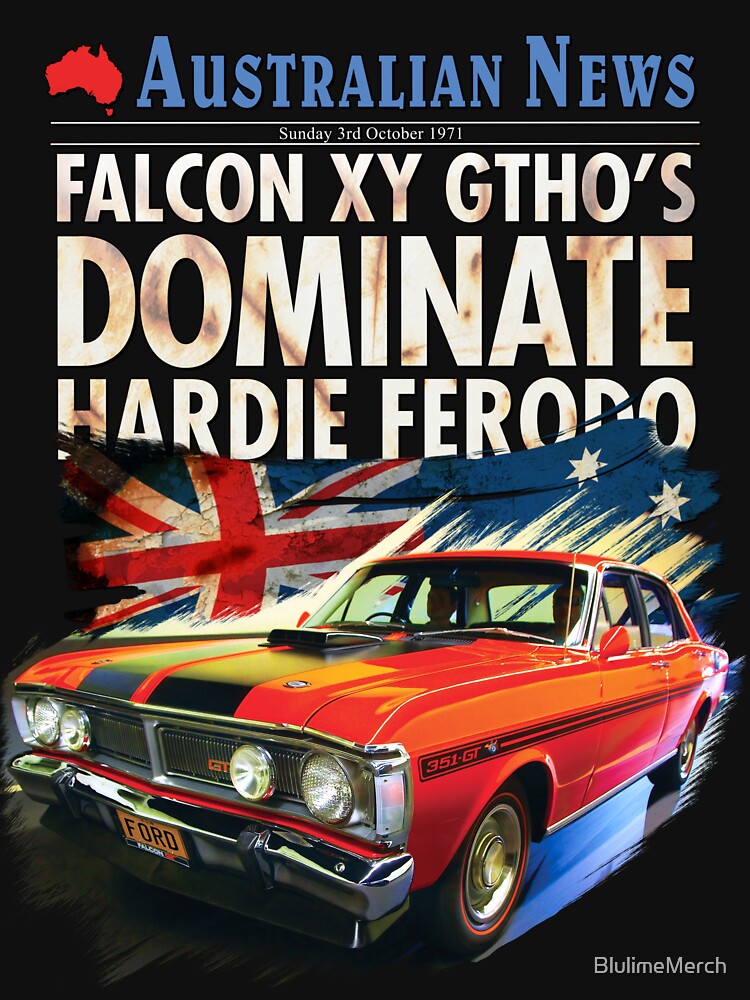 "Ford Falcon XY GTHO Phase III (nostalgic) ©" Essential T-Shirt for ...