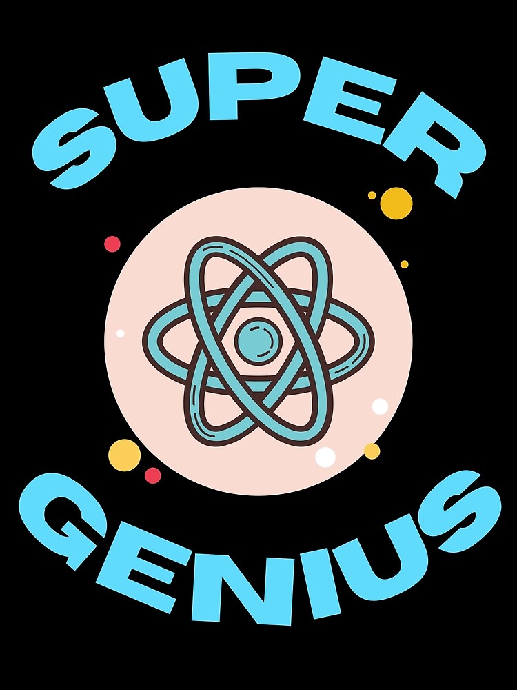 "Super Genius React Programmer" Poster for Sale by akamit | Redbubble