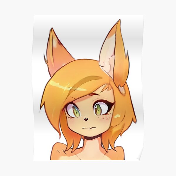 "Femboy Fox" Poster for Sale by HarryTheRipper | Redbubble