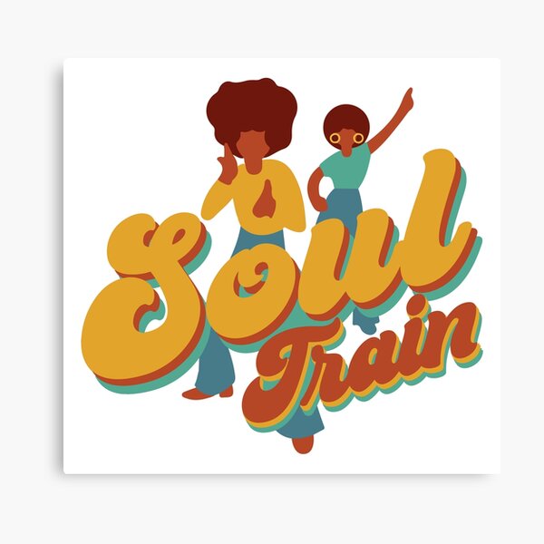"Soul Train 70s style for black music lovers" Canvas Print for Sale by ...