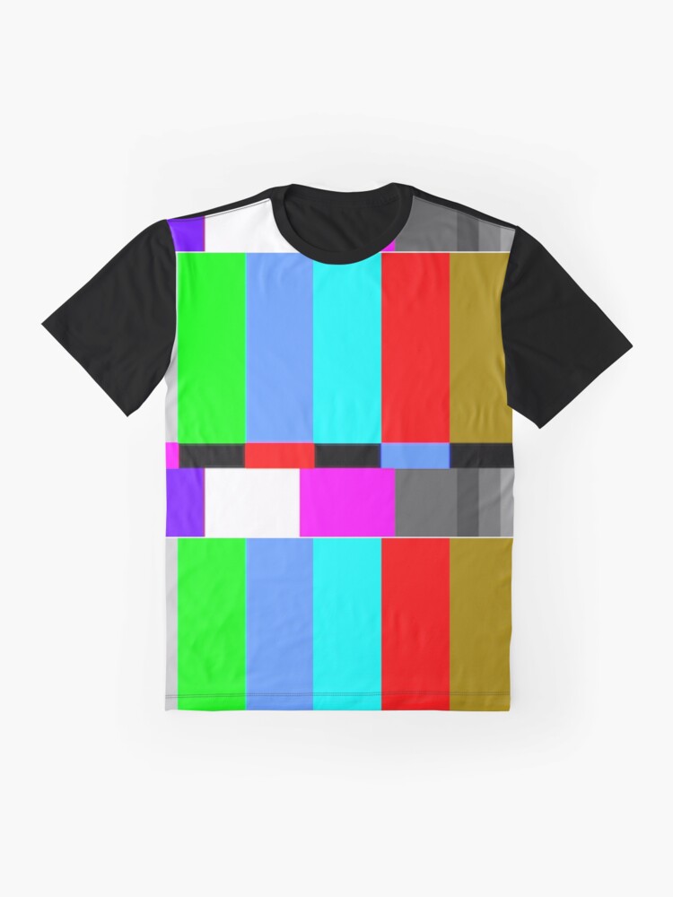 "SMPTE Standard Definition Television Color Bars" T-shirt for Sale by ...