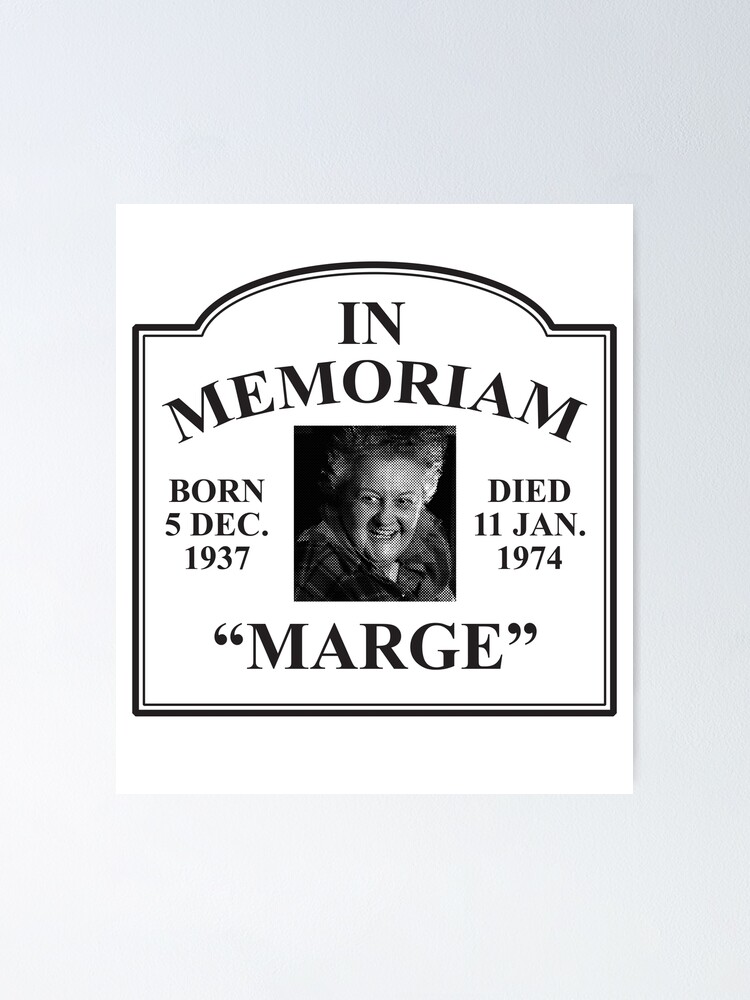 "Large Marge" Poster for Sale by offbookdesigns | Redbubble