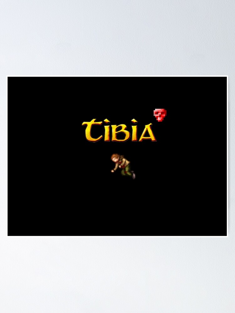 "Tibia MMORPG Videogame Red Skull dead edition" Poster by Morgarion ...