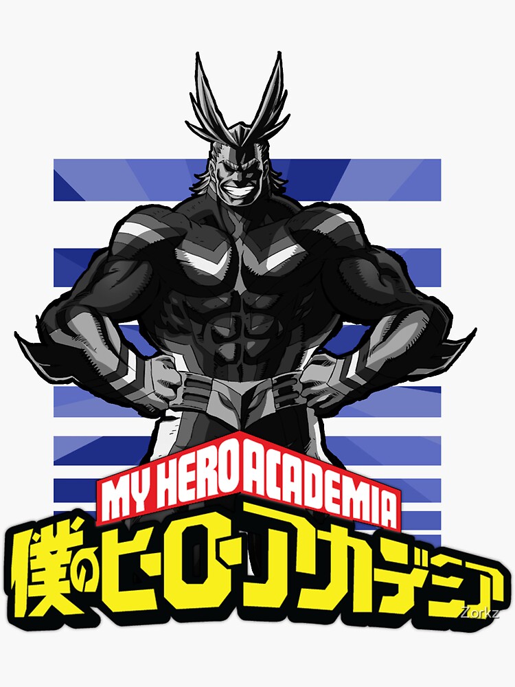 "My Hero Academia - All Might" Sticker for Sale by Zorkz | Redbubble