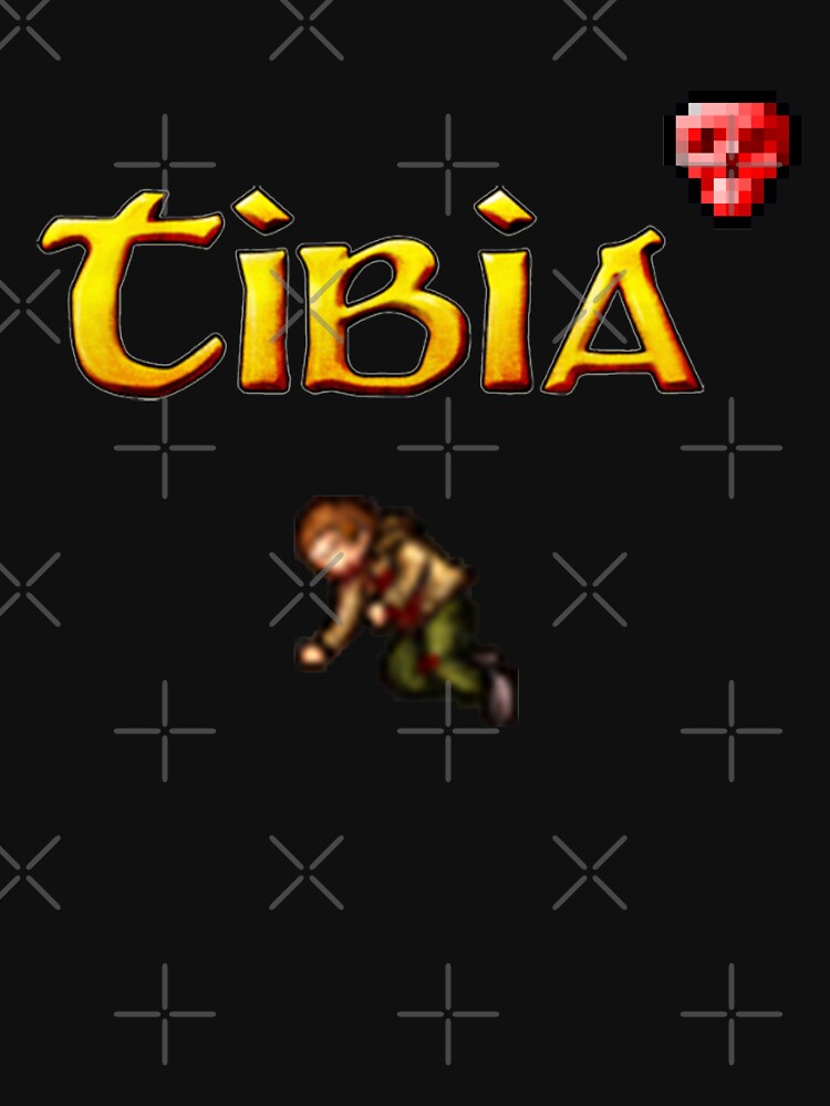 "Tibia MMORPG Videogame Red Skull dead edition" Essential T-Shirt by ...