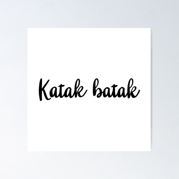 "Katak Batak - Gujarati" Poster by Volubile | Redbubble