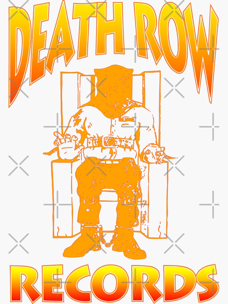 "death row records" Sticker for Sale by ELMINOS | Redbubble