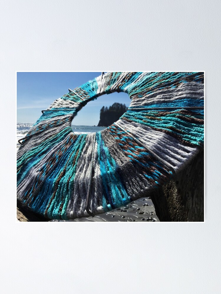 "Yarn Weaving ... Fiber Art " Poster for Sale by WeepingGrove | Redbubble