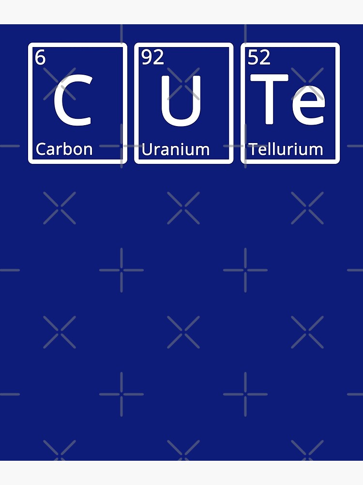 Cute Periodic Table Elements science Premium Matte Vertical Poster sold ...