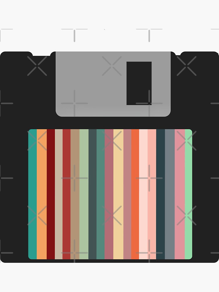 "Floppy disk" Sticker for Sale by tinyteacups | Redbubble