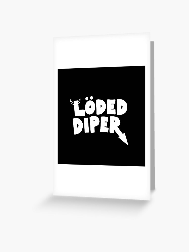 "Inverted Loded Diper Logo" Greeting Card for Sale by juvenilepeace ...