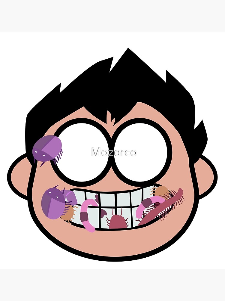 "Teen titans go Robin - protein." Poster for Sale by Mozorco | Redbubble