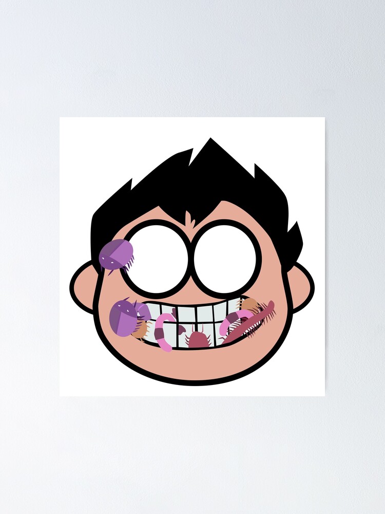 "Teen titans go Robin - protein." Poster for Sale by Mozorco | Redbubble