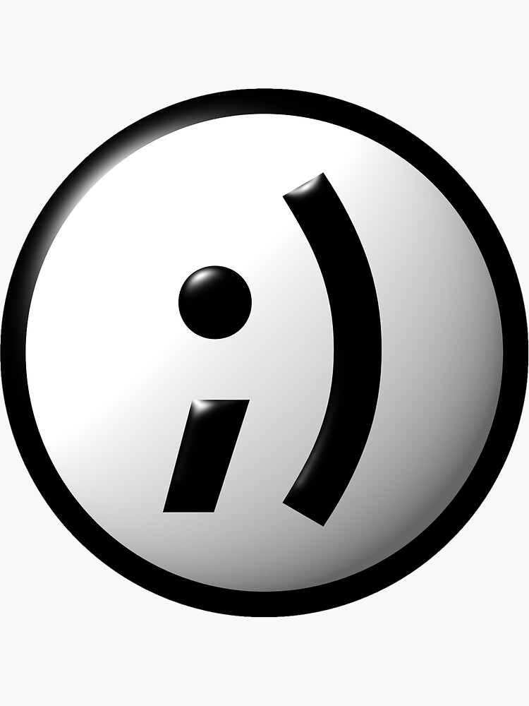 Winky Face" Sticker for Sale by Zillasafe | Redbubble