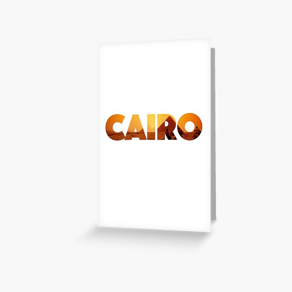 "Cairo, Egypt | CITY" Greeting Card for Sale by RAJEK | Redbubble