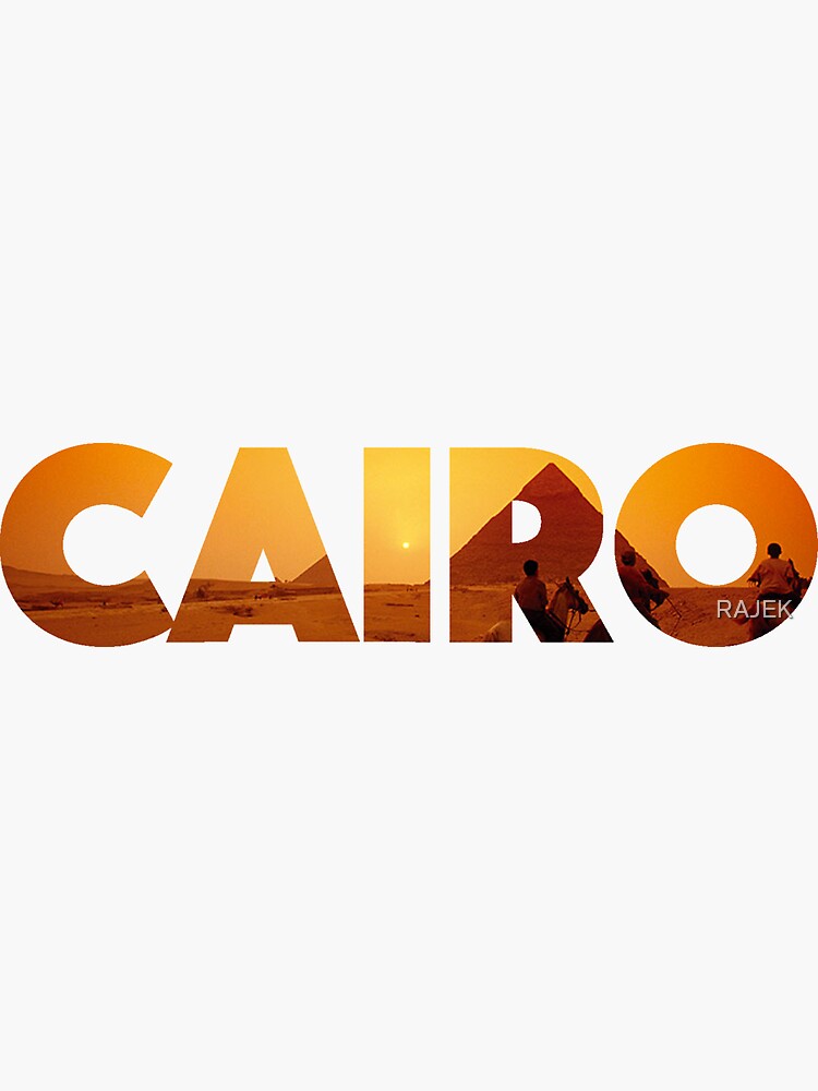 "Cairo, Egypt | CITY" Sticker for Sale by RAJEK | Redbubble