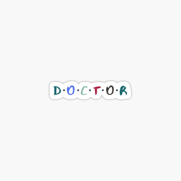 Sticker: Drs | Redbubble