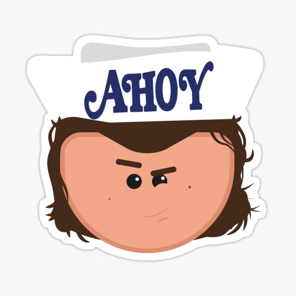 "Stranger Things Steve" Sticker by GhettoArt | Redbubble