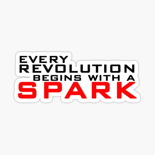 "Spark" Sticker for Sale by thedreamshirt | Redbubble