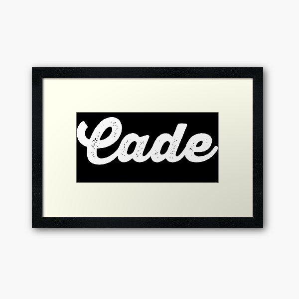 Cade Framed Prints | Redbubble