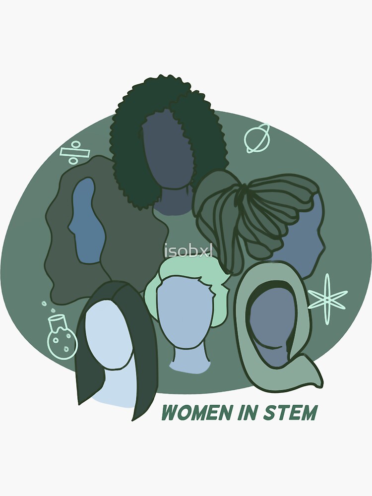 "Women in STEM" Sticker for Sale by isobxl | Redbubble