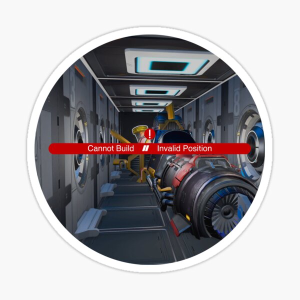 "Invalid Position" Sticker by jabwai | Redbubble