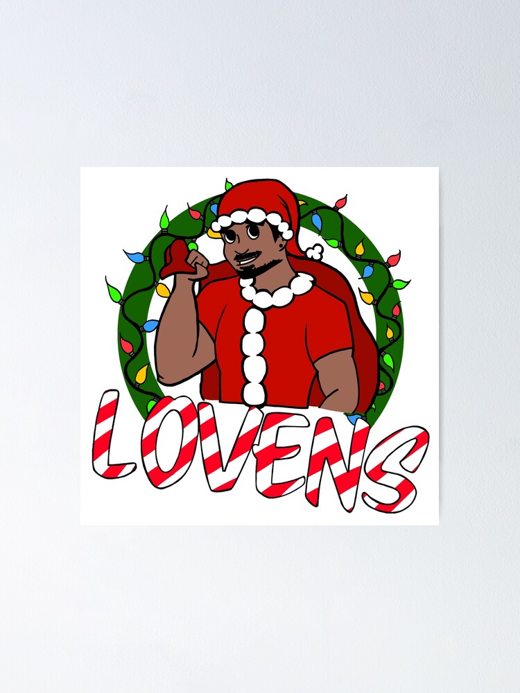 "Lovens Christmas Logo" Poster for Sale by Artsy--Alice | Redbubble