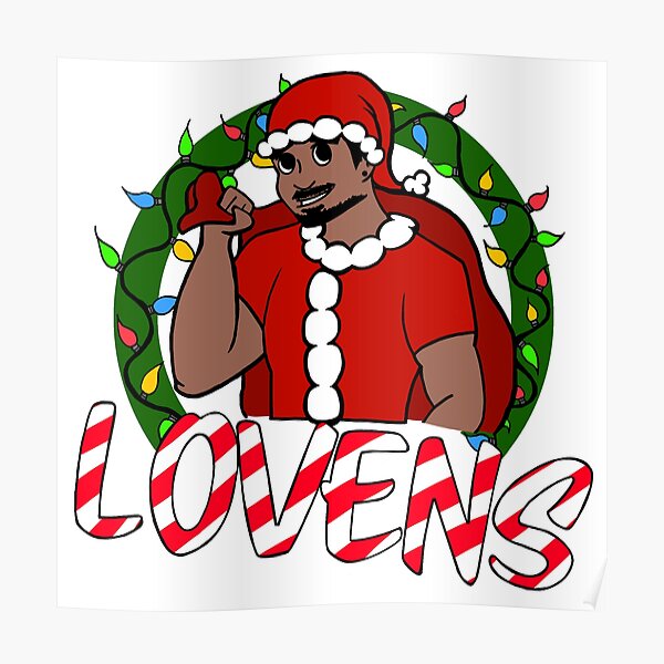 "Lovens Christmas Logo" Poster for Sale by Artsy--Alice | Redbubble