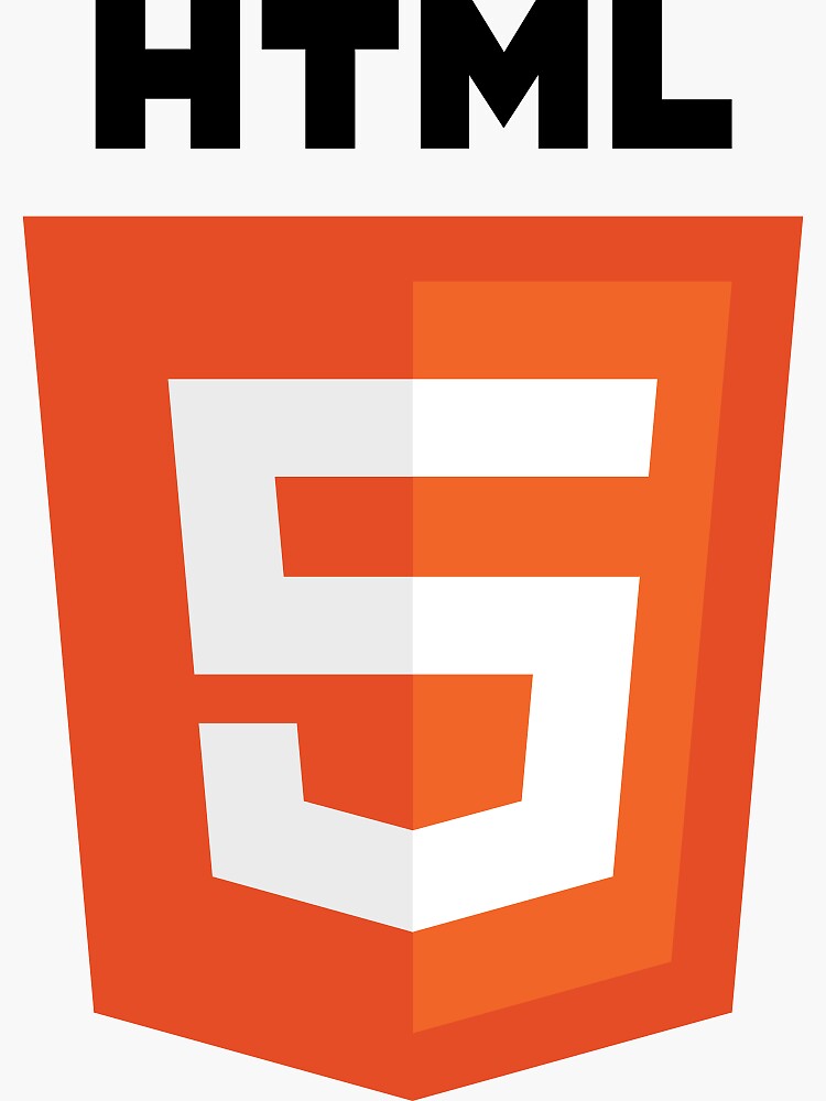 "Html 5" Sticker for Sale by curro | Redbubble