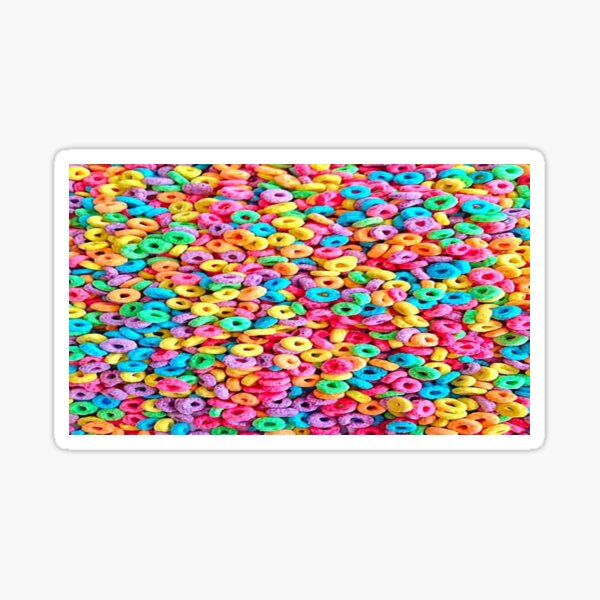 "FROOT LOOPS" Sticker by Oklaf74 | Redbubble