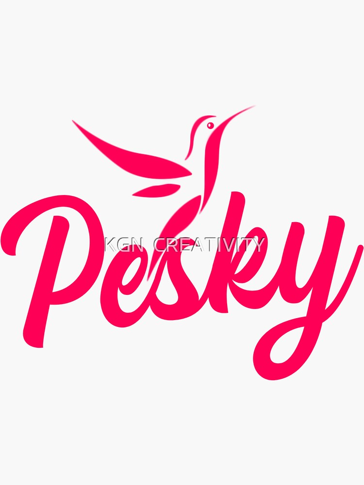 "Pesky bird sticker" Sticker for Sale by ALAM08 | Redbubble