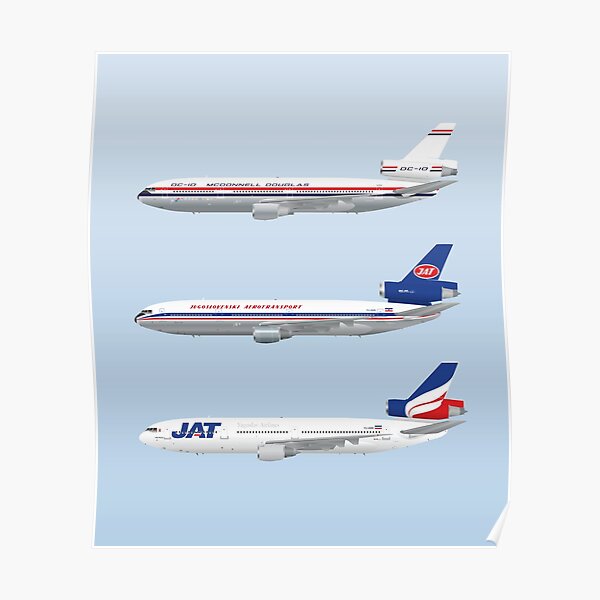 "Wings In Uniform - DC-10 - JAT Jugoslav Airlines - Through The Ages ...