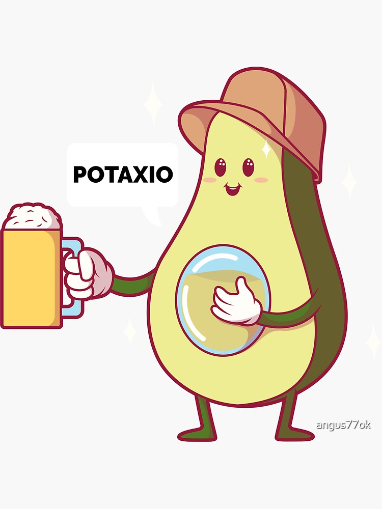 Pegatina «Aguacate - Potaxio - Tik Tok - Avocado - Palta» de angus77ok ...